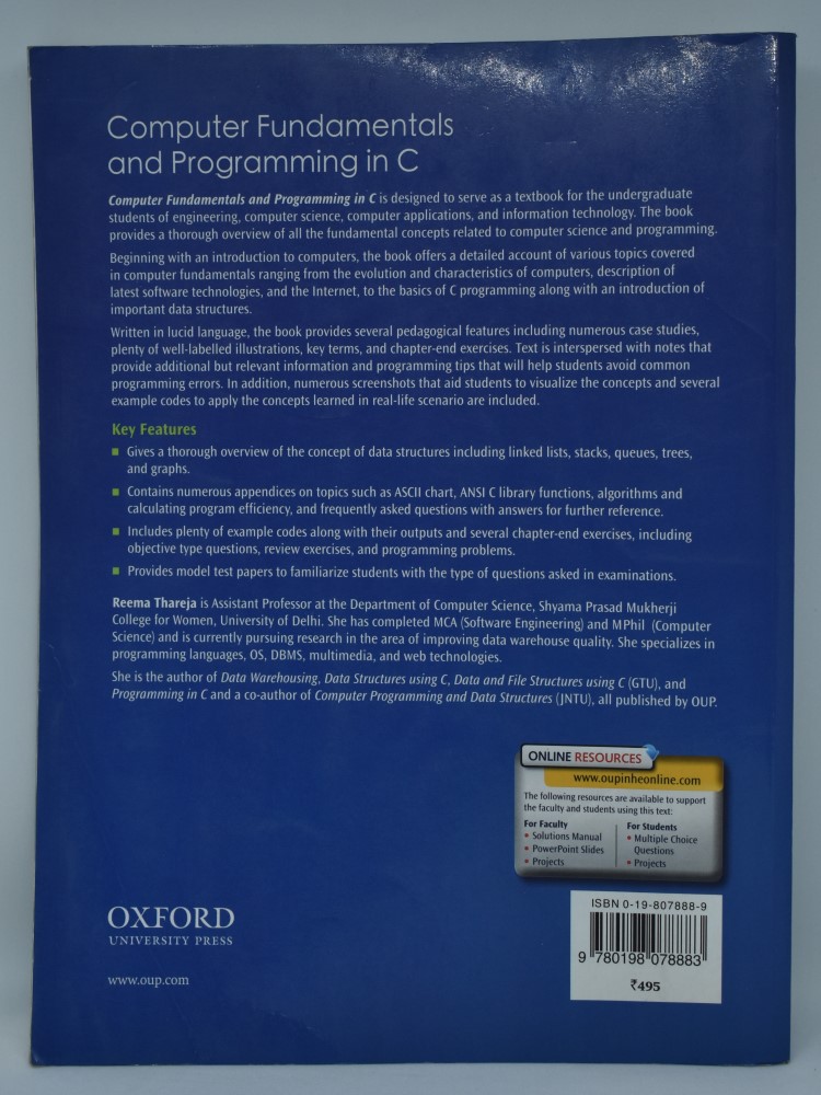 Computer Fundamentals And Programming In C By Reema Thareja Naresh Computer Fundamentals And Programming In C By Reema Thareja Naresh